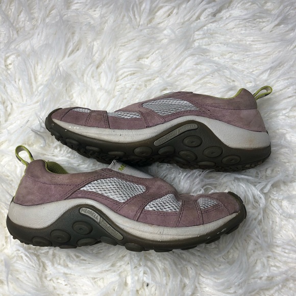 Merrell | Shoes | Rare Find Merrell Jungle Moc In Pale Pinkgreen Sz 95 ...